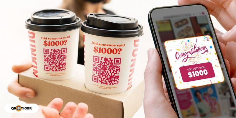 How to Scan Dunkin' Cup QR Code