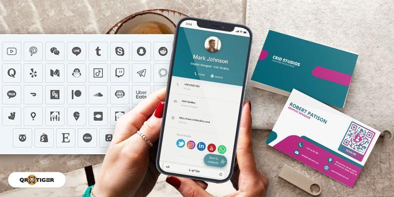 How to Create a Business Card with Social Media Links