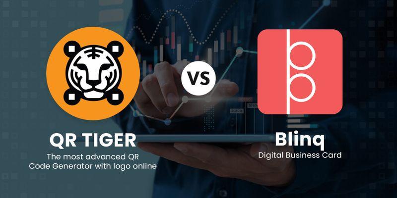 Cartão de visita digital QR TIGER vs. Blinq: uma análise - QR TIGER